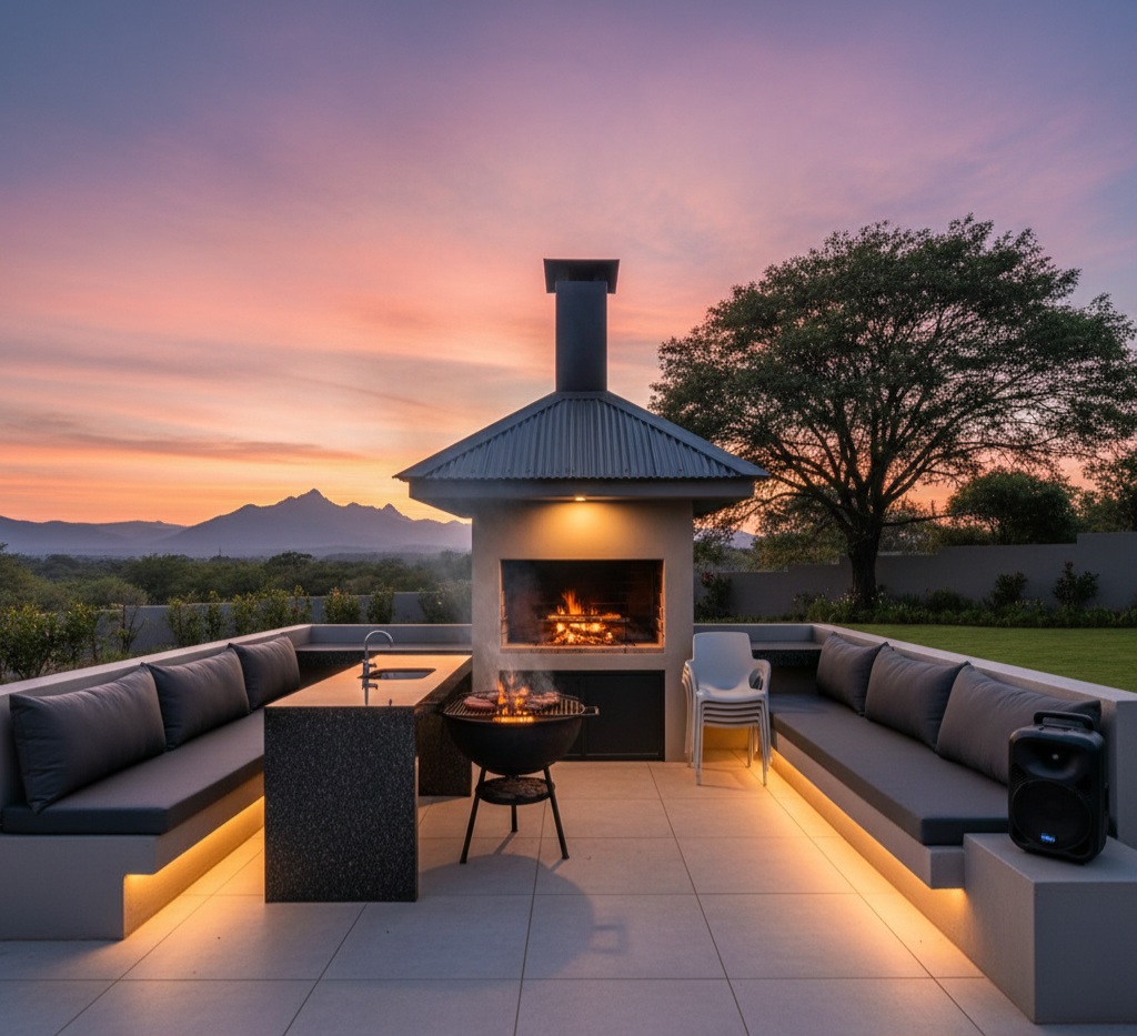 The Modern Braai & Entertainment Area—The "Nice Life" Zone - Newtime
